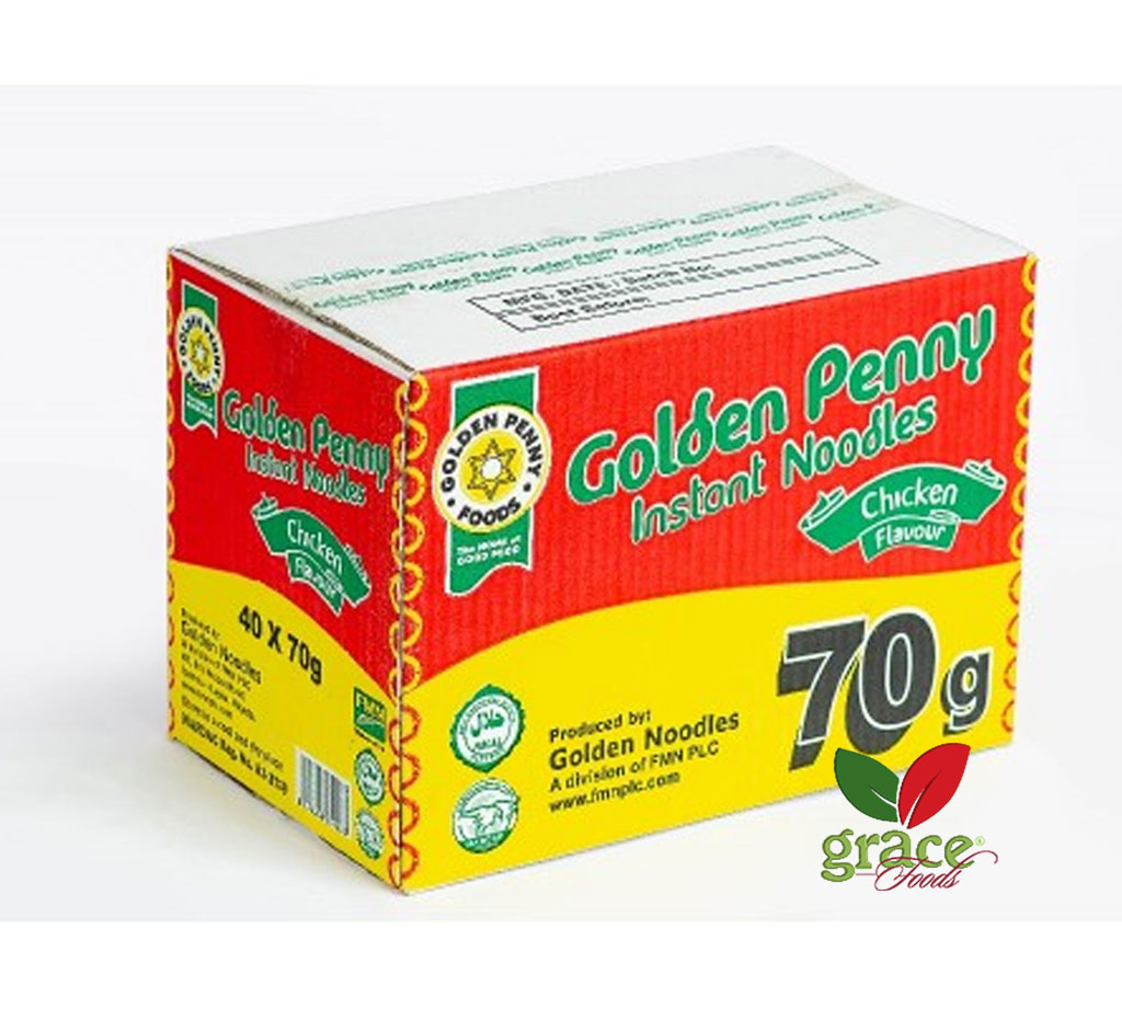 Golden Penny Noodles Chicken Flavour 40x70g - Grace Foods Online